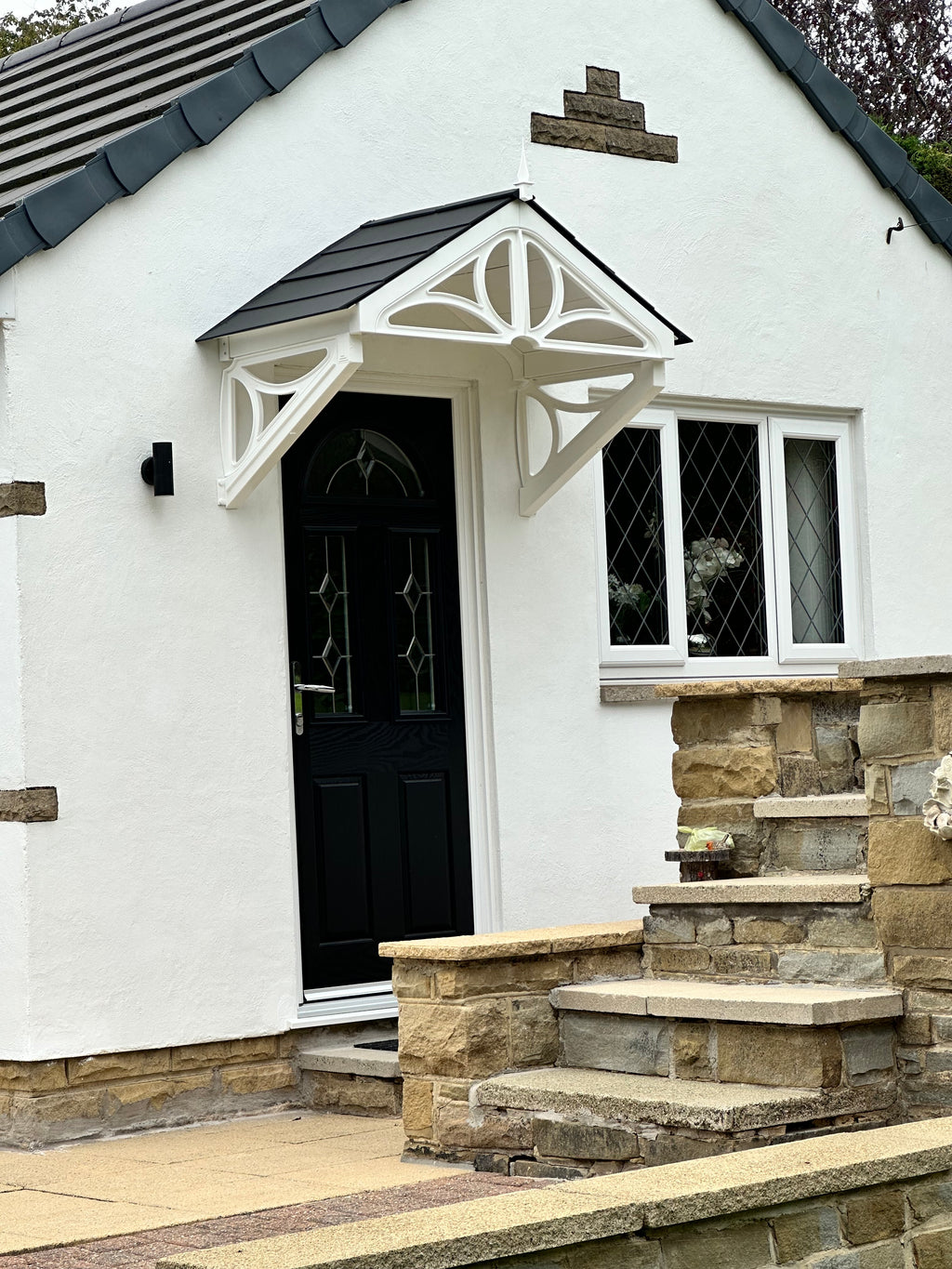 Althorp Door Canopy - Width 121cm, Height 97cm, Depth 75cm – UK CANOPIES