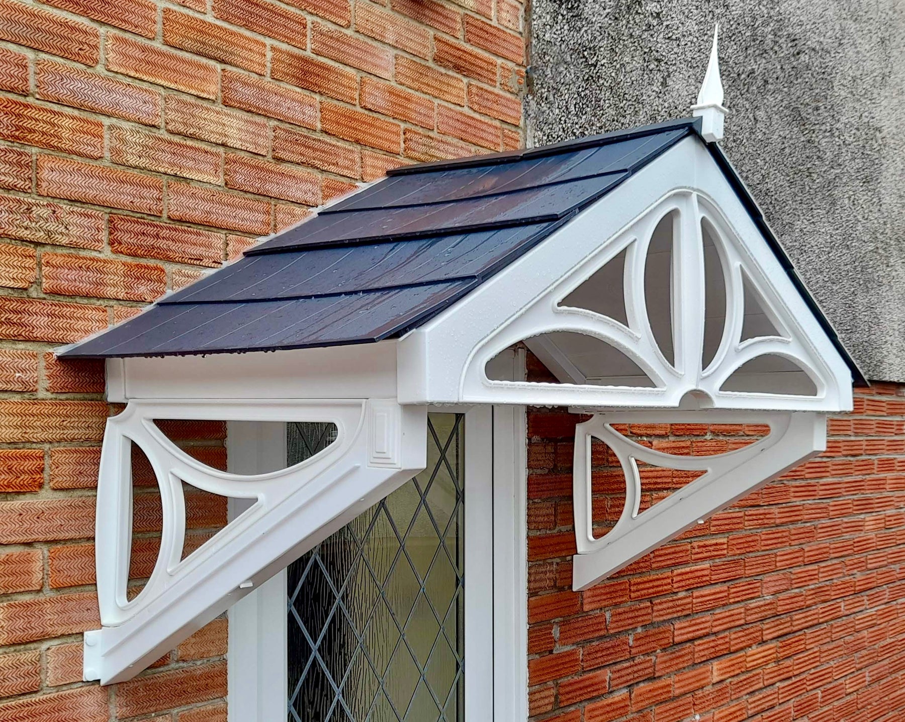 UK CANOPIES - unique, stylish and practical flat-packed door canopies