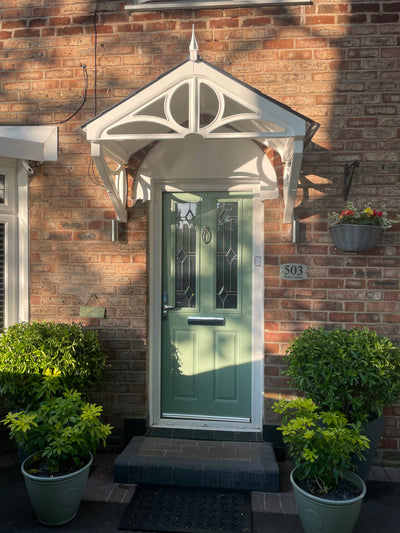Althorp Door Canopy - Width 121cm, Height 97cm, Depth 75cm – UK CANOPIES