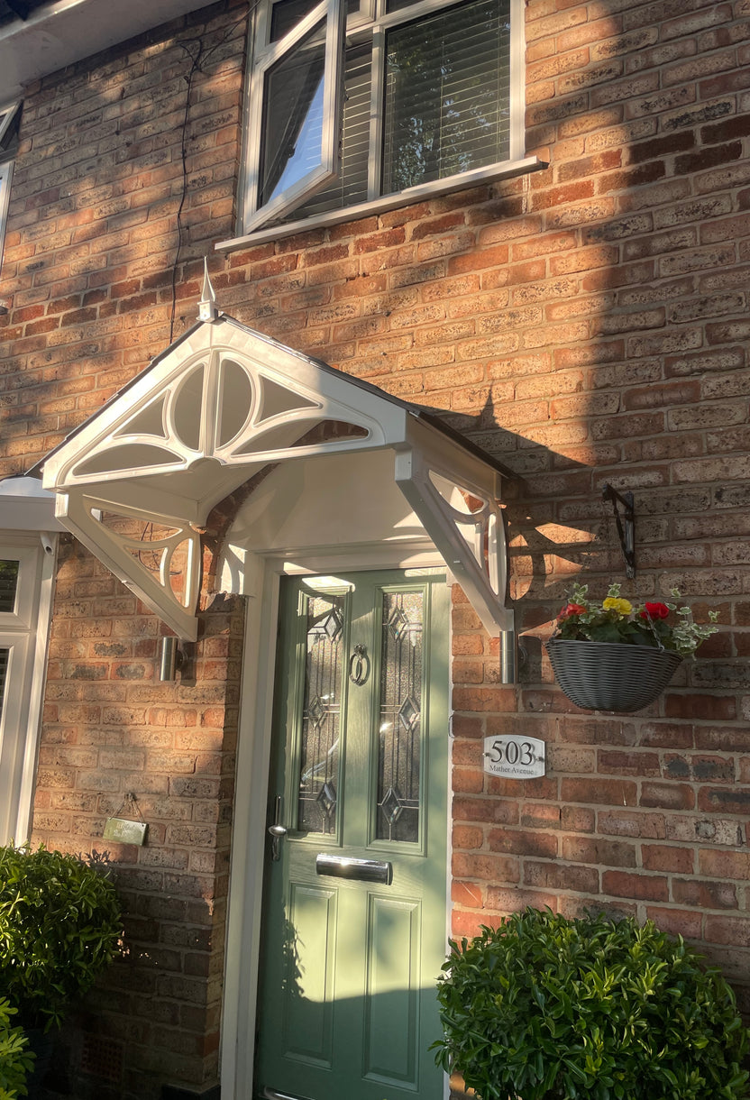 Althorp Door Canopy - Width 121cm, Height 97cm, Depth 75cm – UK CANOPIES