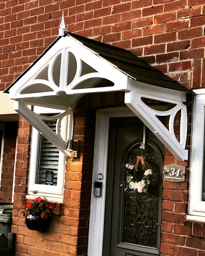 Althorp Door Canopy - Width 121cm, Height 97cm, Depth 75cm – UK CANOPIES