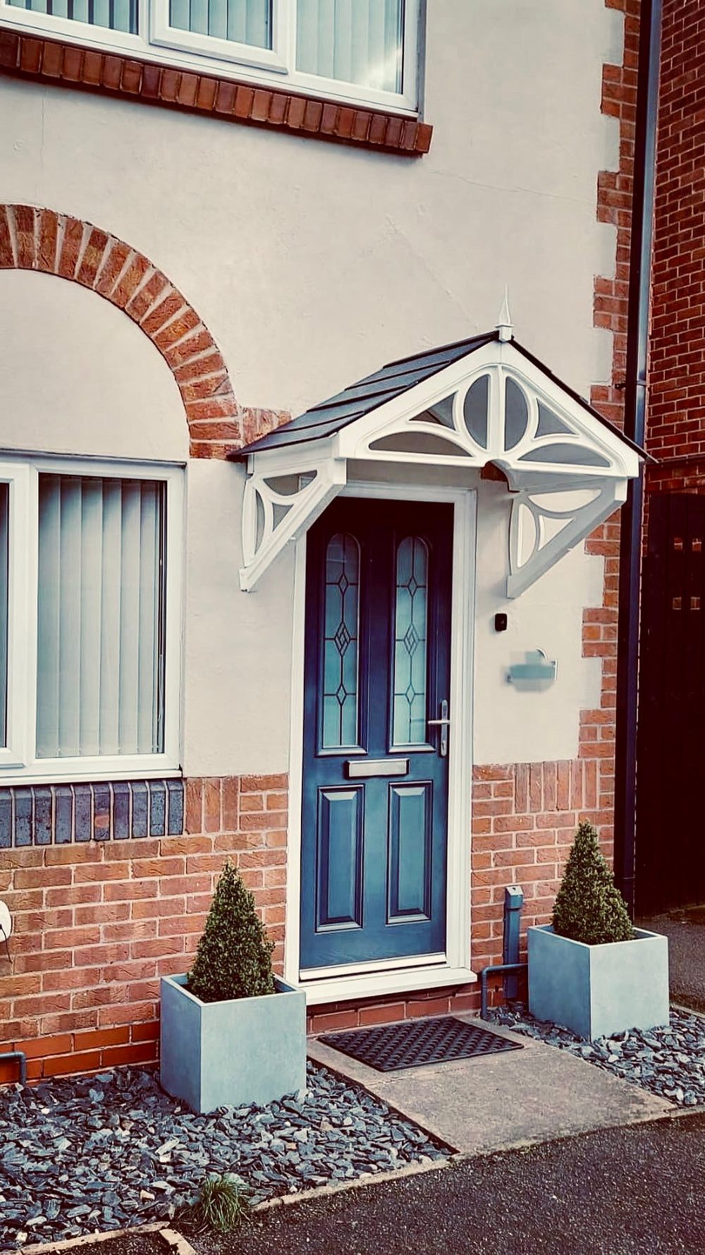 UK CANOPIES - unique, stylish and practical flat-packed door canopies